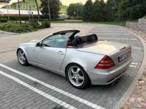 Grey Mercedes-Benz SLK 230 1996 in Ventspils, with an engine capacity of 2.30 L and mileage of 256 thousand km for 6500 €, photo 14 on AUTOMOTO.COM.LV