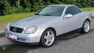 Grey Mercedes-Benz SLK 230 1997 in Kaunas, with an engine capacity of 2.30 L and mileage of 200 thousand km for 3600 €, photo  on AUTOMOTO.COM.LV