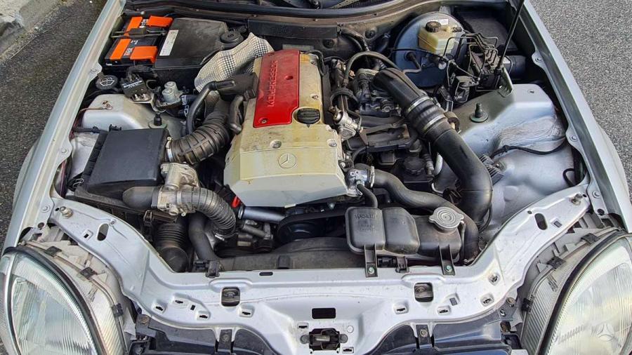 Grey Mercedes-Benz SLK 230 1997 in Kaunas, with an engine capacity of 2.30 L and mileage of 200 thousand km for 3600 €, photo 10 on AUTOMOTO.COM.LV