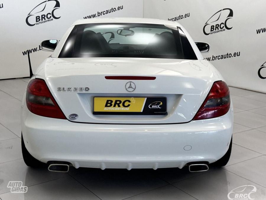 Белый Мерседес SLK 280 2008 в Авиженяй, объемом двигателя 3.00 л и пробегом 269 тыс. км за 11500 €, фото 36 на AUTOMOTO.COM.LV
