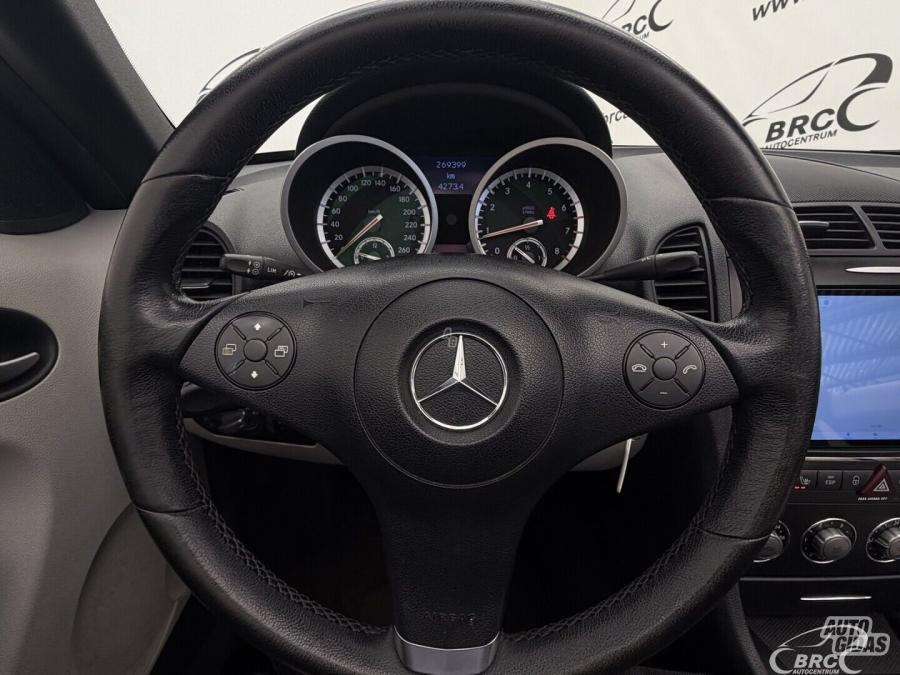 Белый Мерседес SLK 280 2008 в Авиженяй, объемом двигателя 3.00 л и пробегом 269 тыс. км за 9900 €, фото 23 на AUTOMOTO.COM.LV