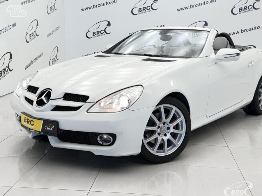 Белый Мерседес SLK 280 2008 в Авиженяй, объемом двигателя 3.00 л и пробегом 269 тыс. км за 9900 €, фото 31 на AUTOMOTO.COM.LV