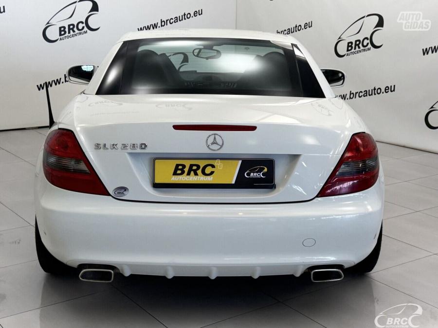 Белый Мерседес SLK 280 2008 в Авиженяй, объемом двигателя 3.00 л и пробегом 269 тыс. км за 9900 €, фото 36 на AUTOMOTO.COM.LV
