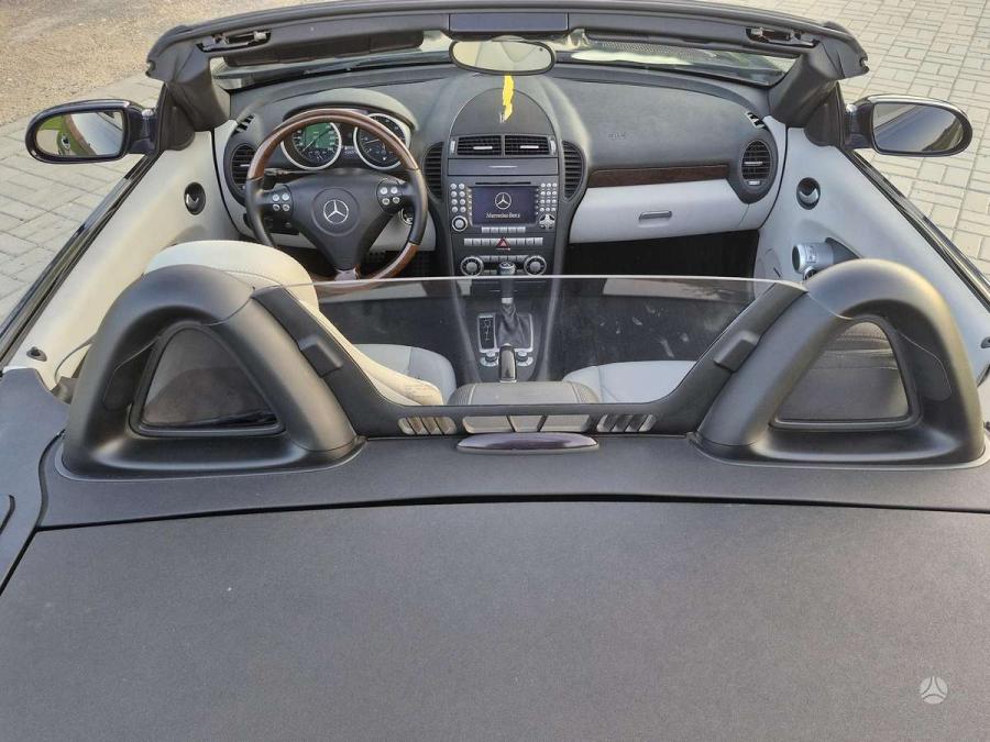 Blue Mercedes-Benz SLK 350 2005 in Vilnius, with an engine capacity of 3.50 L and mileage of 250 thousand km for 7900 €, photo 10 on AUTOMOTO.COM.LV