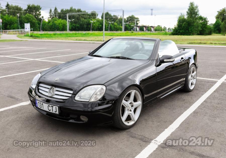 Melns Mercedes-Benz SLK-Class 2003 Narva, ar dzinēja tilpumu 2.00 L un nobraukumu 234 tūkst. km par 5700 €, foto 1 vietnē AUTOMOTO.COM.LV