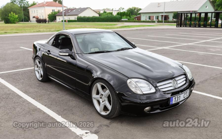 Melns Mercedes-Benz SLK-Class 2003 Narva, ar dzinēja tilpumu 2.00 L un nobraukumu 234 tūkst. km par 5700 €, foto 4 vietnē AUTOMOTO.COM.LV