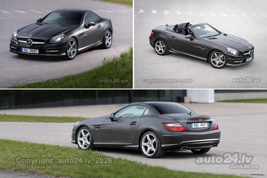 Melns Mercedes-Benz SLK-Class 2011 Tallina, ar dzinēja tilpumu 3.50 L un nobraukumu 275 tūkst. km par 12990 €, foto 6 vietnē AUTOMOTO.COM.LV