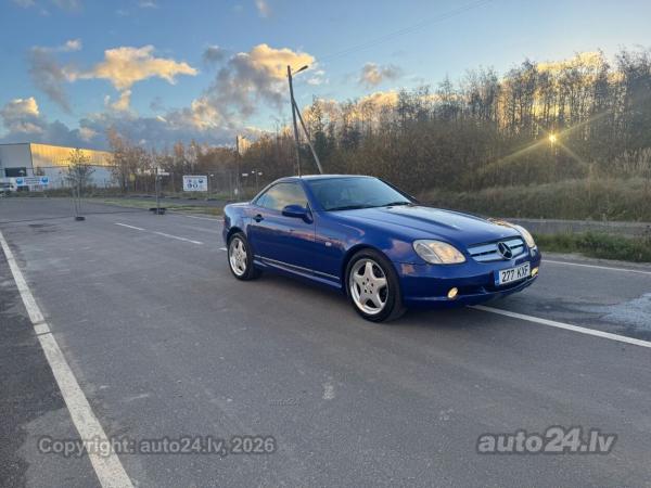 Blue Mercedes-Benz SLK-Class 1997 in Tallinn, with an engine capacity of 2.30 L and mileage of 128 thousand km for 10000 €, photo 2 on AUTOMOTO.COM.LV