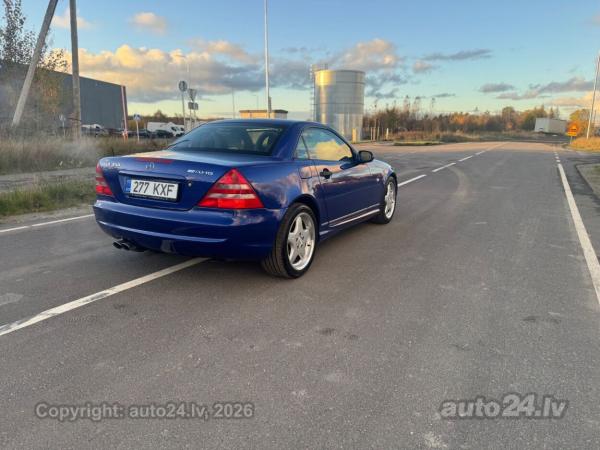 Blue Mercedes-Benz SLK-Class 1997 in Tallinn, with an engine capacity of 2.30 L and mileage of 128 thousand km for 10000 €, photo 6 on AUTOMOTO.COM.LV