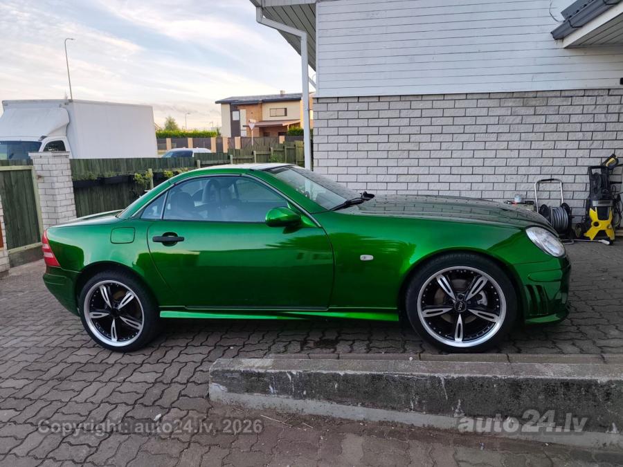 Green Mercedes-Benz SLK-Class 1997 in Tallinn, with an engine capacity of 2.30 L and mileage of 0 thousand km for 7500 €, photo 3 on AUTOMOTO.COM.LV