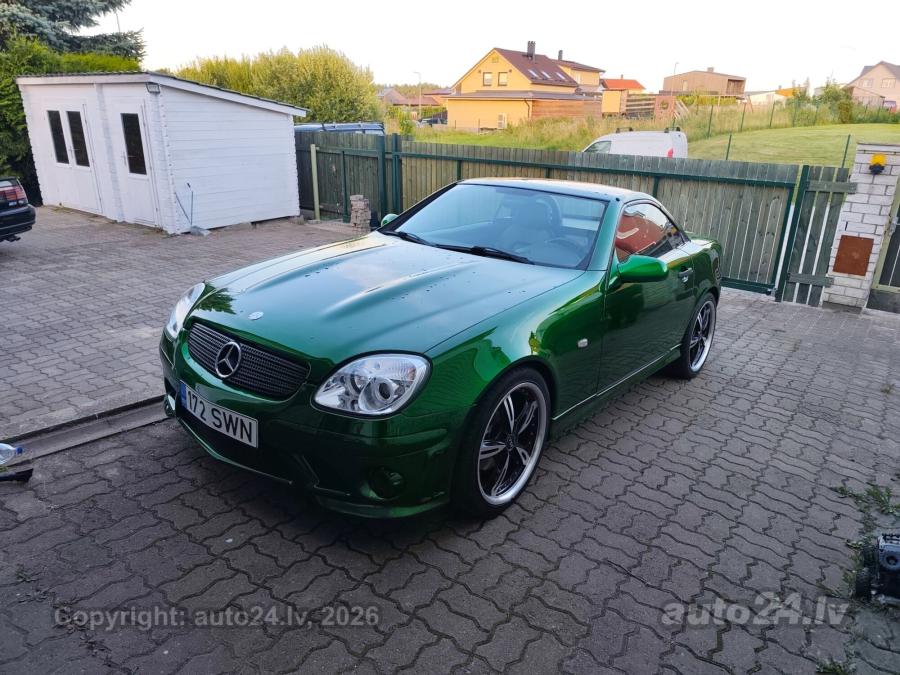 Green Mercedes-Benz SLK-Class 1997 in Tallinn, with an engine capacity of 2.30 L and mileage of 0 thousand km for 7500 €, photo 7 on AUTOMOTO.COM.LV