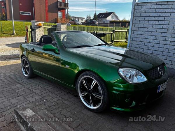 Green Mercedes-Benz SLK-Class 1997 in Tallinn, with an engine capacity of 2.30 L and mileage of 0 thousand km for 7500 €, photo 7 on AUTOMOTO.COM.LV