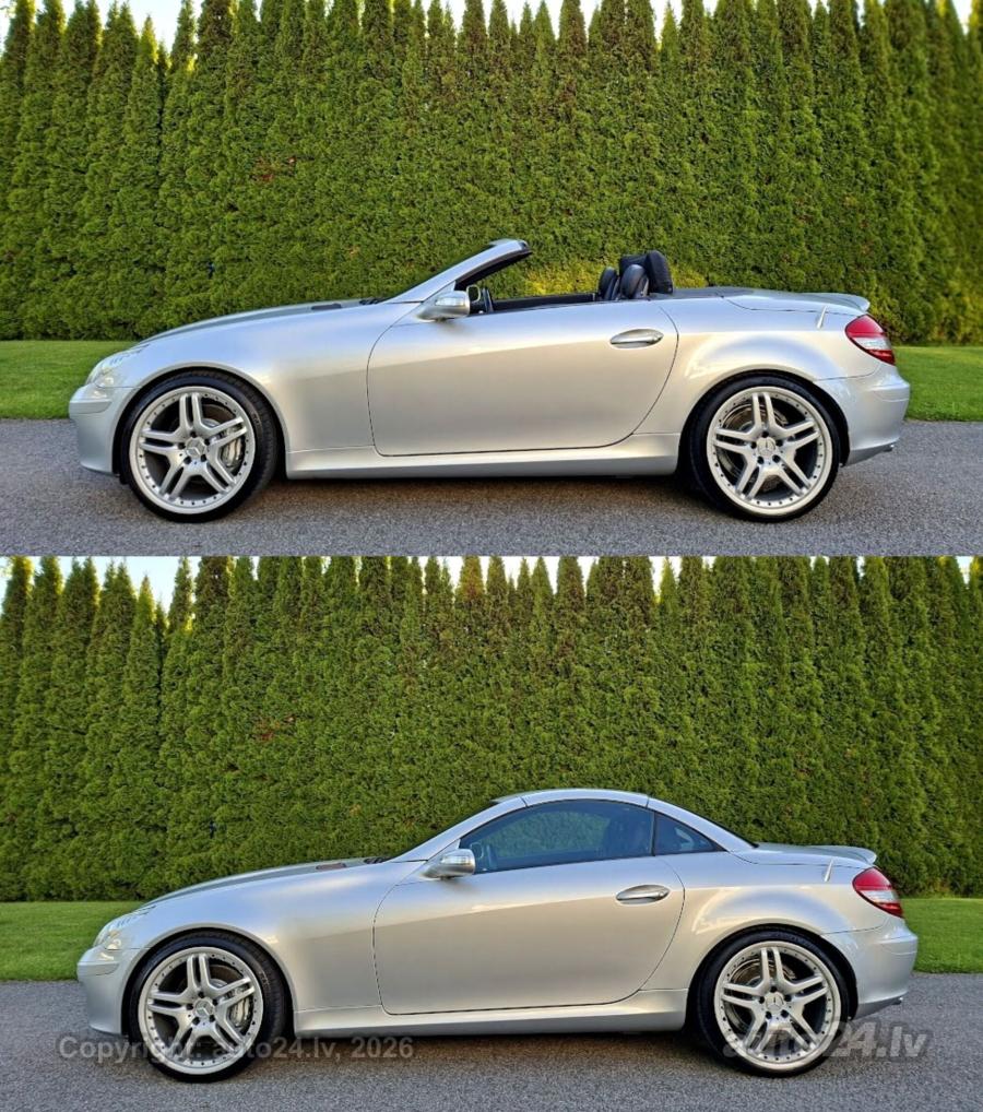 Pelēks Mercedes-Benz SLK-Class 2005 Tallina, ar dzinēja tilpumu 3.50 L un nobraukumu 267 tūkst. km par 8900 €, foto 5 vietnē AUTOMOTO.COM.LV