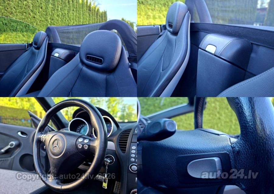 Pelēks Mercedes-Benz SLK-Class 2005 Tallina, ar dzinēja tilpumu 3.50 L un nobraukumu 267 tūkst. km par 8900 €, foto 21 vietnē AUTOMOTO.COM.LV