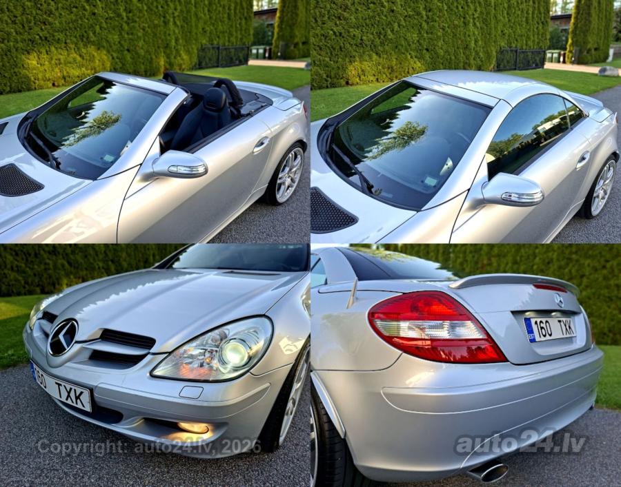 Pelēks Mercedes-Benz SLK-Class 2005 Tallina, ar dzinēja tilpumu 3.50 L un nobraukumu 267 tūkst. km par 8900 €, foto 23 vietnē AUTOMOTO.COM.LV