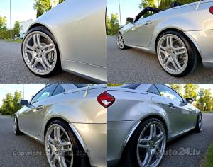 Pelēks Mercedes-Benz SLK-Class 2005 Tallina, ar dzinēja tilpumu 3.50 L un nobraukumu 267 tūkst. km par 8900 €, foto 24 vietnē AUTOMOTO.COM.LV