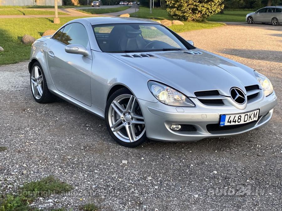 Pelēks Mercedes-Benz SLK-Class 2007 Tallina, ar dzinēja tilpumu 3.00 L un nobraukumu 13 tūkst. km par 11990 €, foto 6 vietnē AUTOMOTO.COM.LV