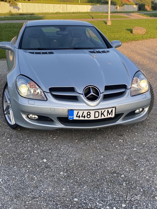 Pelēks Mercedes-Benz SLK-Class 2007 Tallina, ar dzinēja tilpumu 3.00 L un nobraukumu 13 tūkst. km par 11990 €, foto 6 vietnē AUTOMOTO.COM.LV