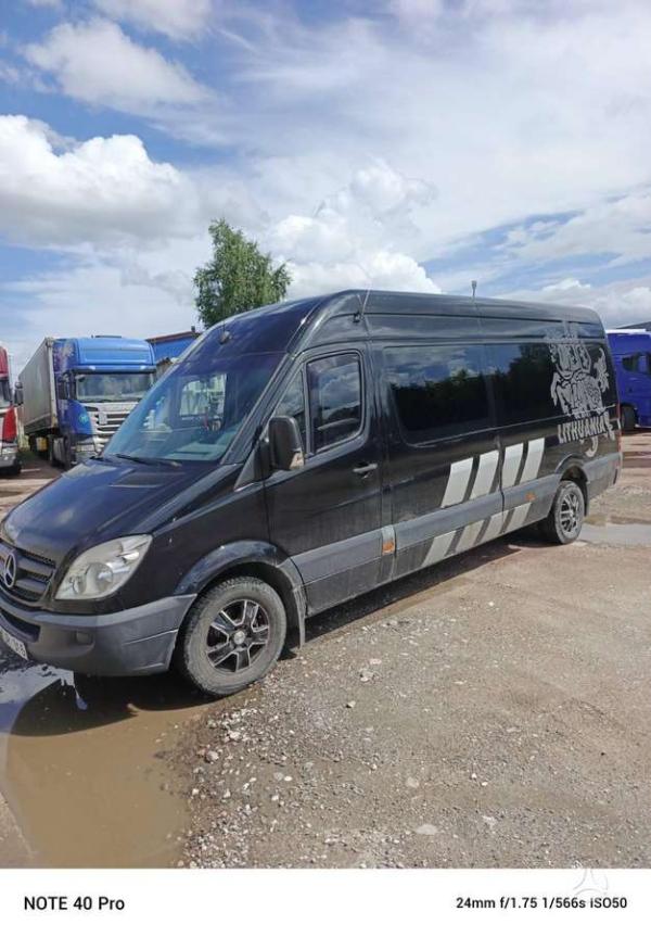 Melns Mercedes-Benz Sprinter 2007 Klaipėda, ar dzinēja tilpumu 2.70 L un nobraukumu 249 tūkst. km par 3999 €, foto 1 vietnē AUTOMOTO.COM.LV