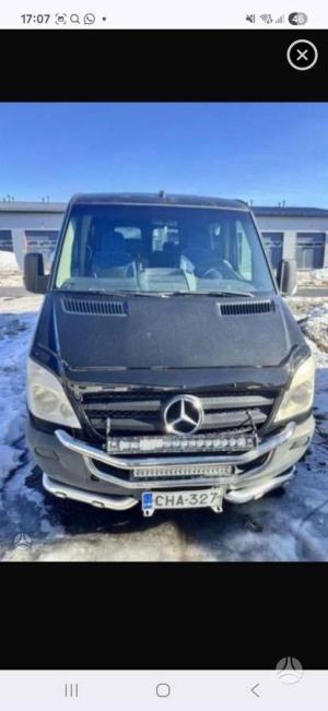 Melns Mercedes-Benz Sprinter 2008 Kauņa, ar dzinēja tilpumu 2.20 L un nobraukumu 450 tūkst. km par 3500 €, foto  vietnē AUTOMOTO.COM.LV