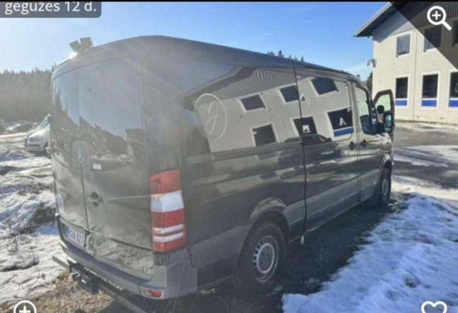 Melns Mercedes-Benz Sprinter 2008 Kauņa, ar dzinēja tilpumu 2.20 L un nobraukumu 450 tūkst. km par 3500 €, foto 3 vietnē AUTOMOTO.COM.LV