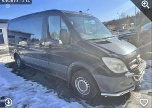 Melns Mercedes-Benz Sprinter 2008 Kauņa, ar dzinēja tilpumu 2.20 L un nobraukumu 450 tūkst. km par 3500 €, foto 5 vietnē AUTOMOTO.COM.LV