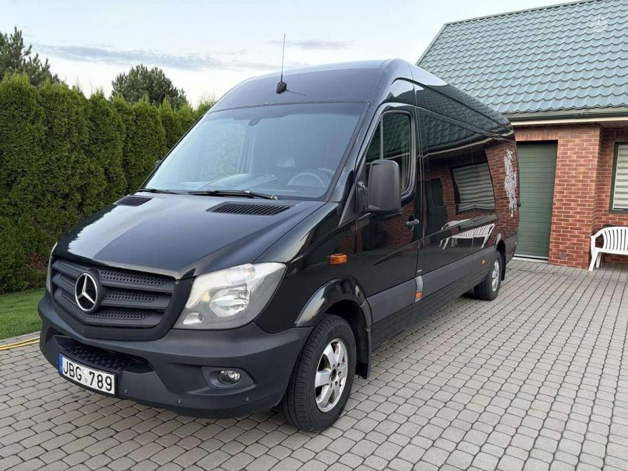 Black Mercedes-Benz Sprinter 2013 in Siauliai, with an engine capacity of 2.14 L and mileage of 850 thousand km for 12000 €, photo 1 on AUTOMOTO.COM.LV