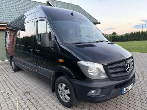Black Mercedes-Benz Sprinter 2013 in Siauliai, with an engine capacity of 2.14 L and mileage of 850 thousand km for 12000 €, photo 3 on AUTOMOTO.COM.LV