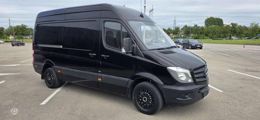 Melns Mercedes-Benz Sprinter 2016 Šauļi, ar dzinēja tilpumu 2.15 L un nobraukumu 320 tūkst. km par 9650 €, foto 8 vietnē AUTOMOTO.COM.LV