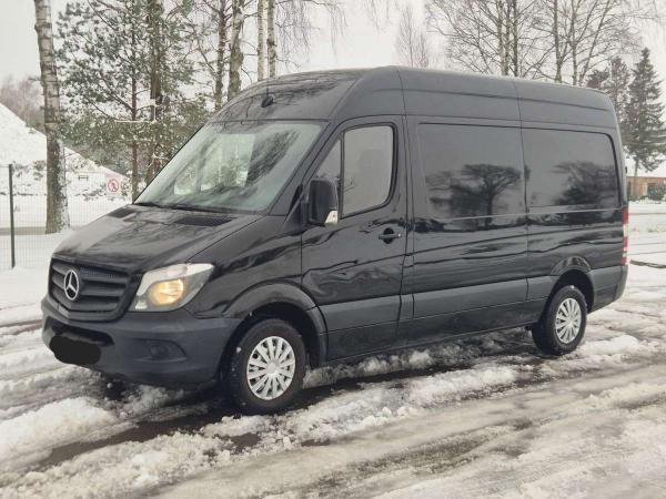 Melns Mercedes-Benz Sprinter 2017 Tauragė, ar dzinēja tilpumu 2.14 L un nobraukumu 321 tūkst. km par 7500 €, foto 1 vietnē AUTOMOTO.COM.LV