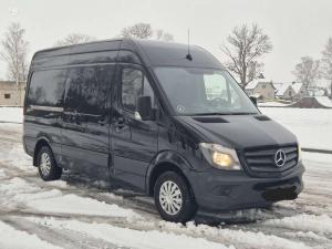 Melns Mercedes-Benz Sprinter 2017 Tauragė, ar dzinēja tilpumu 2.14 L un nobraukumu 321 tūkst. km par 7500 €, foto 4 vietnē AUTOMOTO.COM.LV