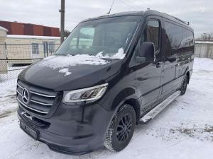 Melns Mercedes-Benz Sprinter 2019 Klaipėda, ar dzinēja tilpumu 2.14 L un nobraukumu 490 tūkst. km par 18800 €, foto  vietnē AUTOMOTO.COM.LV