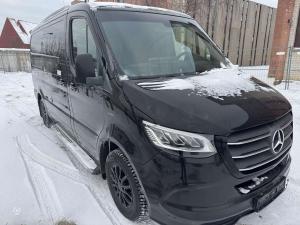 Black Mercedes-Benz Sprinter 2019 in Klaipeda, with an engine capacity of 2.14 L and mileage of 490 thousand km for 18800 €, photo 2 on AUTOMOTO.COM.LV