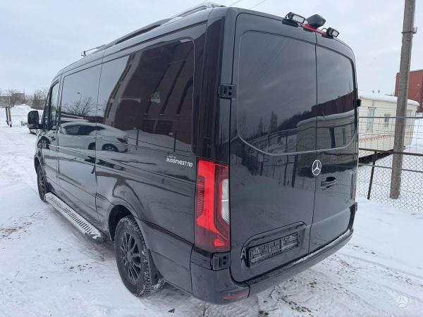 Black Mercedes-Benz Sprinter 2019 in Klaipeda, with an engine capacity of 2.14 L and mileage of 490 thousand km for 18800 €, photo 6 on AUTOMOTO.COM.LV