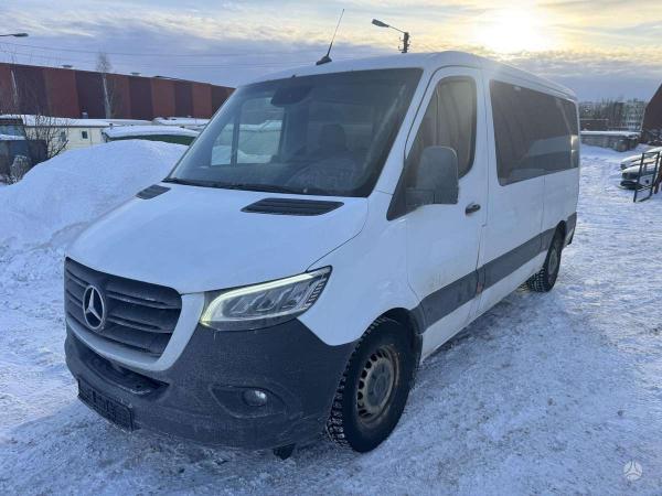 Black Mercedes-Benz Sprinter 2019 in Klaipeda, with an engine capacity of 2.14 L and mileage of 600 thousand km for 17200 €, photo 1 on AUTOMOTO.COM.LV