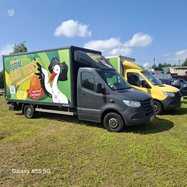 Black Mercedes-Benz Sprinter 2019 in Silale, with an engine capacity of 2.20 L and mileage of 231 thousand km for 16800 €, photo 7 on AUTOMOTO.COM.LV