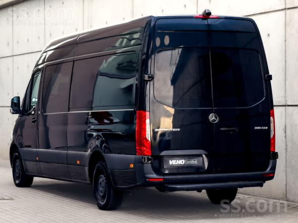 Black Mercedes-Benz Sprinter 2020 in Riga, with an engine capacity of 2.20 L and mileage of 79 thousand km for 39900 €, photo 6 on AUTOMOTO.COM.LV