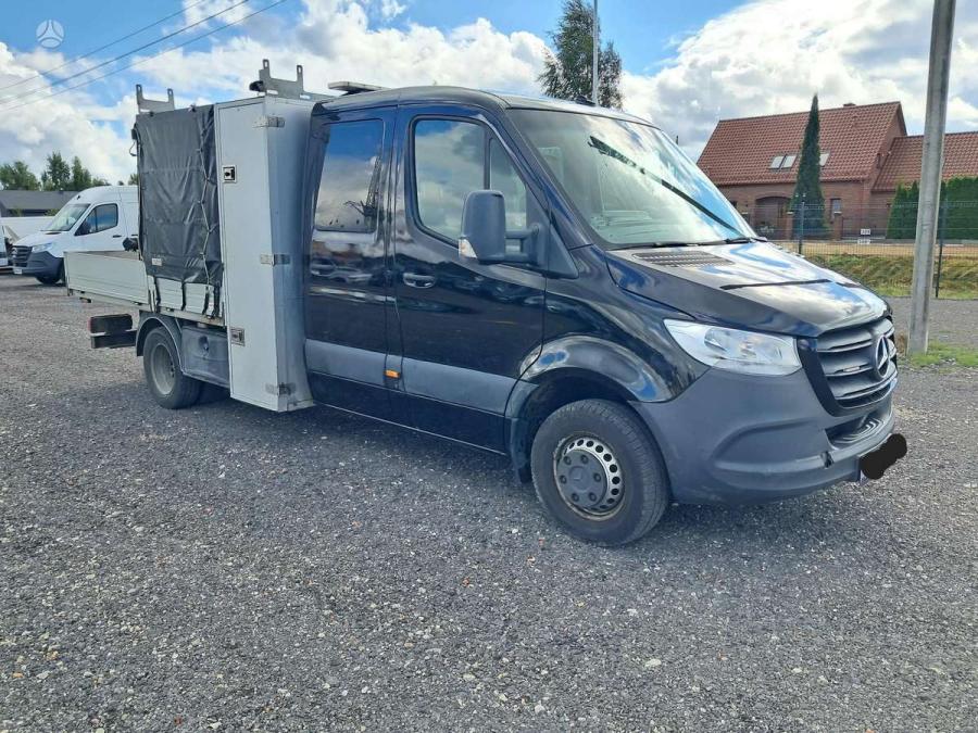 Melns Mercedes-Benz Sprinter 2021 Tauragė, ar dzinēja tilpumu 3.00 L un nobraukumu 223 tūkst. km par 19500 €, foto 1 vietnē AUTOMOTO.COM.LV