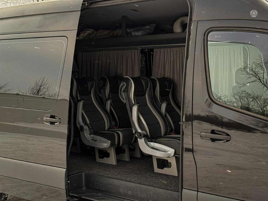 Melns Mercedes-Benz Sprinter 2023 Jurbarkas, ar dzinēja tilpumu 1.95 L un nobraukumu 647 tūkst. km par 36500 €, foto 7 vietnē AUTOMOTO.COM.LV
