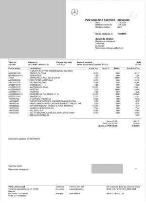 Black Mercedes-Benz Sprinter 2023 in Panevezys, with an engine capacity of 2.00 L and mileage of 92 thousand km for 44000 €, photo 6 on AUTOMOTO.COM.LV