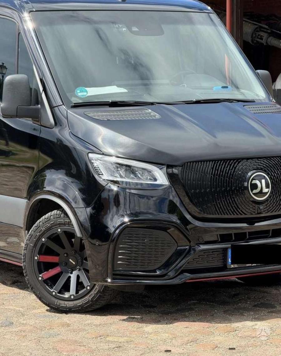 Black Mercedes-Benz Sprinter 2023 in Panevezys, with an engine capacity of 2.00 L and mileage of 92 thousand km for 44000 €, photo 8 on AUTOMOTO.COM.LV