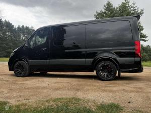 Black Mercedes-Benz Sprinter 2023 in Panevezys, with an engine capacity of 2.00 L and mileage of 92 thousand km for 44000 €, photo 12 on AUTOMOTO.COM.LV