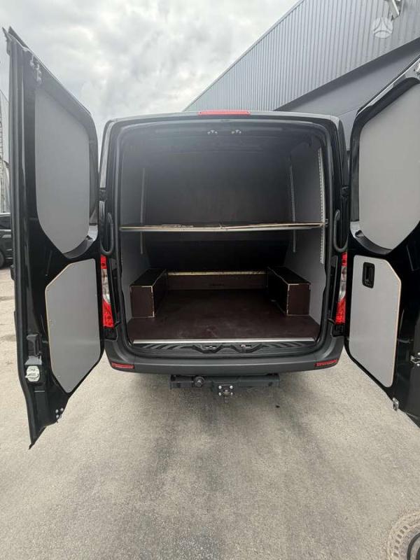 Black Mercedes-Benz Sprinter 2023 in Kaunas, with an engine capacity of 2.00 L and mileage of 201 thousand km for 44770 €, photo 5 on AUTOMOTO.COM.LV