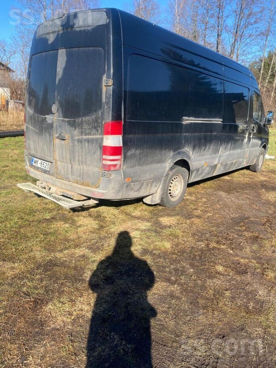 Melns Mercedes-Benz Sprinter 2008 Ogre, ar dzinēja tilpumu 2.20 L un nobraukumu 445 tūkst. km par 2800 €, foto 4 vietnē AUTOMOTO.COM.LV