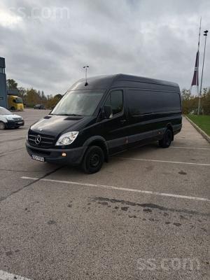 Black Mercedes-Benz Sprinter 2008 in Riga, with an engine capacity of 3.00 L and mileage of 368 thousand km for 11995 €, photo  on AUTOMOTO.COM.LV