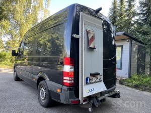 Black Mercedes-Benz Sprinter 2013 in Riga, with an engine capacity of 2.10 L and mileage of 110 thousand km for 11400 €, photo 13 on AUTOMOTO.COM.LV