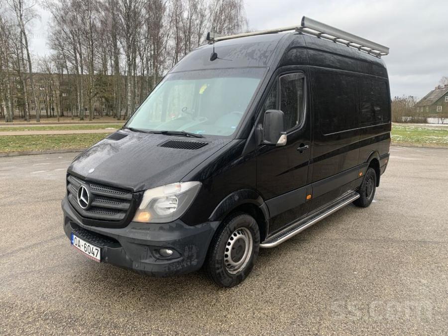 Black Mercedes-Benz Sprinter 2014 in Riga, with an engine capacity of 2.20 L and mileage of 360 thousand km for 11500 €, photo 1 on AUTOMOTO.COM.LV