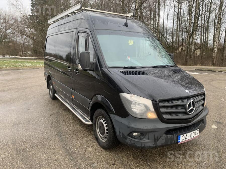 Black Mercedes-Benz Sprinter 2014 in Riga, with an engine capacity of 2.20 L and mileage of 360 thousand km for 11500 €, photo 3 on AUTOMOTO.COM.LV