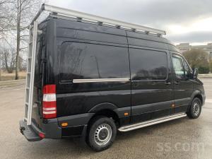 Black Mercedes-Benz Sprinter 2014 in Riga, with an engine capacity of 2.20 L and mileage of 360 thousand km for 11500 €, photo 4 on AUTOMOTO.COM.LV