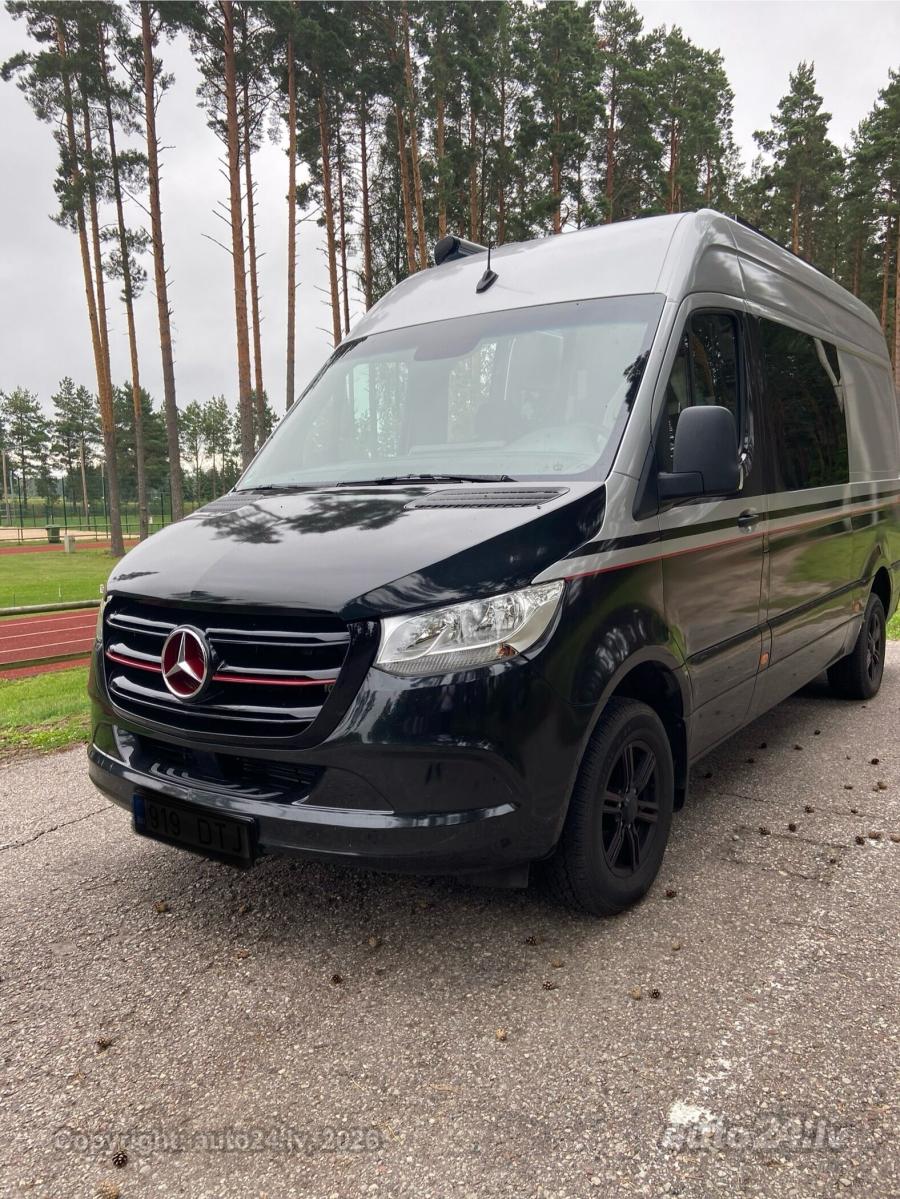 Melns Mercedes-Benz Sprinter 2020 Tallina, ar dzinēja tilpumu 2.10 L un nobraukumu 41 tūkst. km par 58000 €, foto 1 vietnē AUTOMOTO.COM.LV